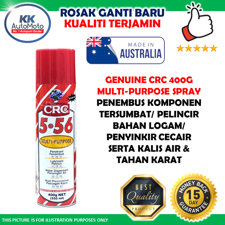 Genuine Crc 5 56 Multi Purpose Lubricant Spray 400g Penetrate Lubricate
