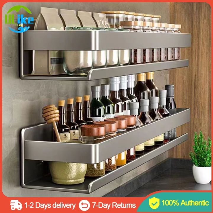 Condiments Organizer Utensils Spice Rack Knife Holder Wall Mounted ...