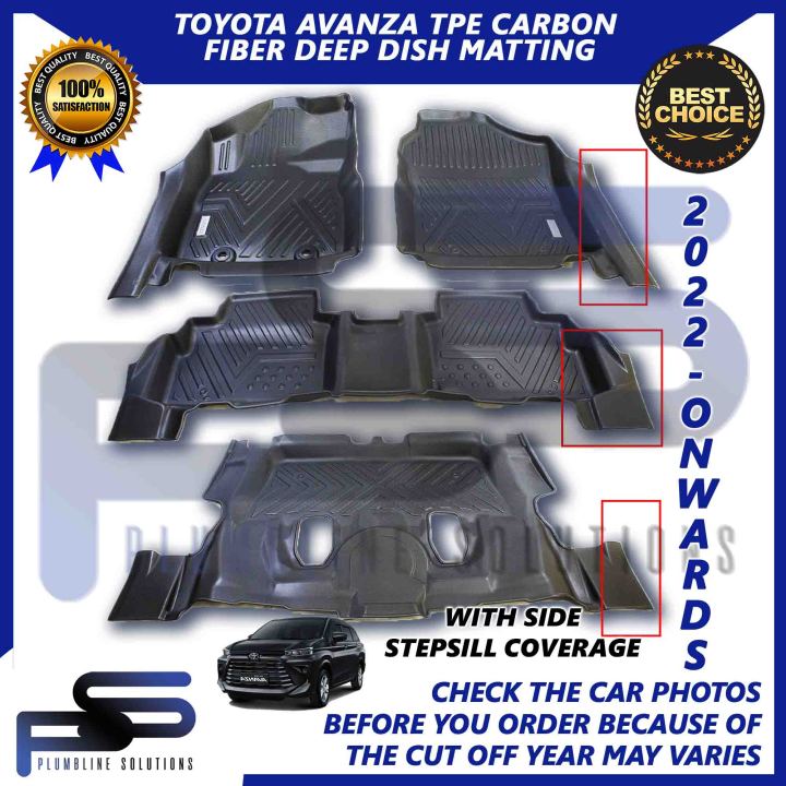 TPE / 5D / 5D Diamond Deep Dish Matting for Toyota Avanza G J E 2012 ...