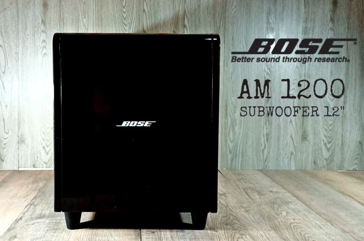 BOSE AM1200 Subwoofer ลำโพงซับวูฟเฟอร์ทรงพลังกระหึ่มดอกซับ12นิ้วให้ความ ...