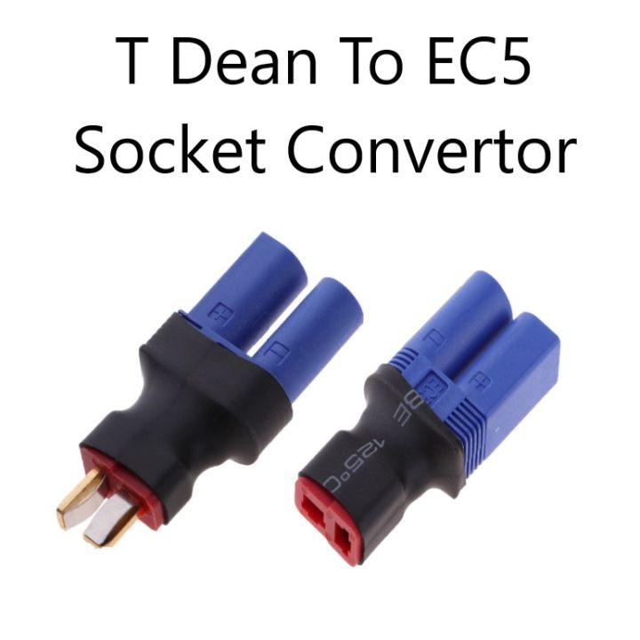 Deans T-plug to EC5 Male Female Conversion Connectors For Arrma Battery ...