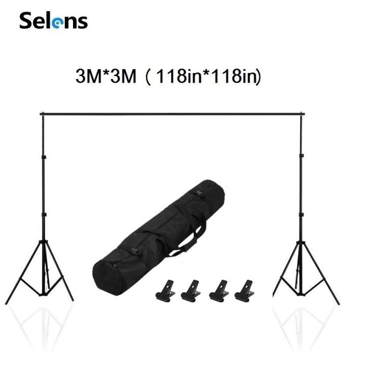 【Local Delivery】Selens Backdrop Stand Background Stand Backdrop Support ...