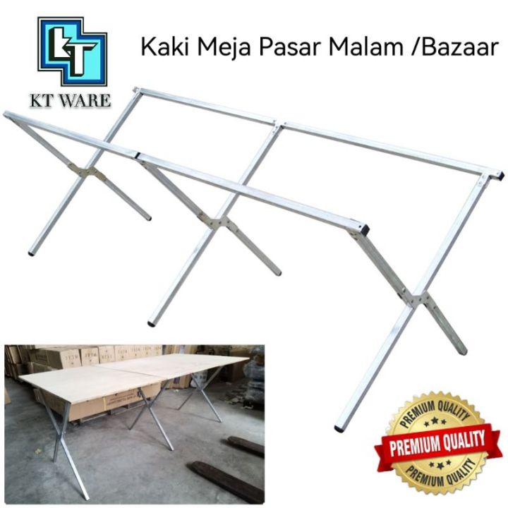 KT WARE Kaki Meja Pasar Malam Foldable Table Rack Pasar Malam Kaki Meja ...