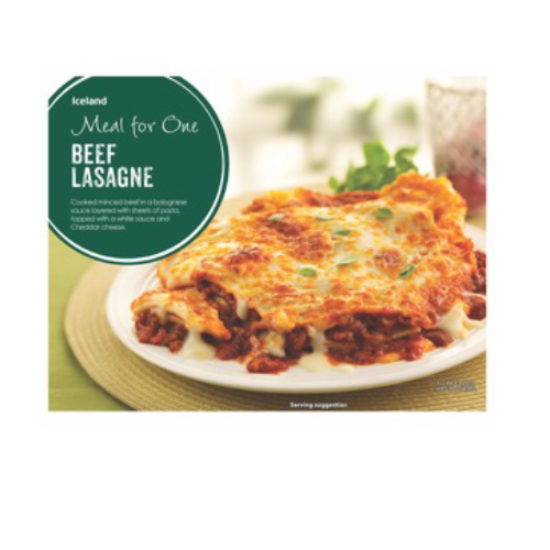 ICELAND BEEF LASAGNA 500G. (Frozen & Fresh Shipping) | Lazada.co.th
