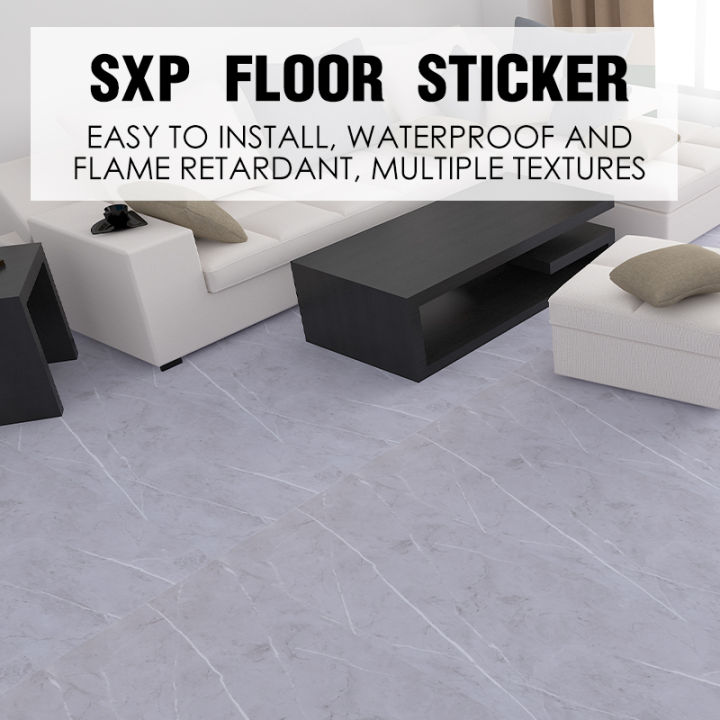 1.8mm Thick Marble Vinyl Self-Adhesive Waterproof PVC Floor Stickers ...