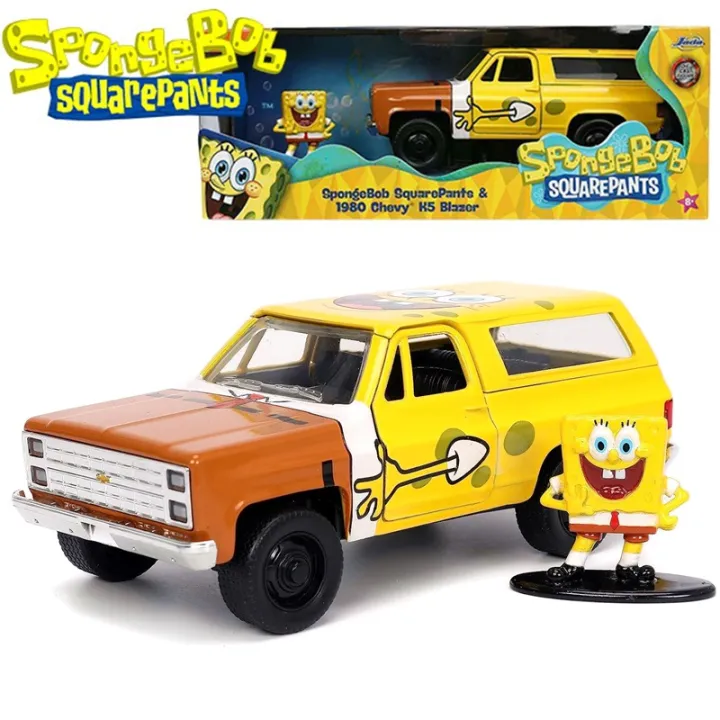 Jada Toys SpongeBob SquarePants 1:32 1980 Chevrolet K5 Diecast Vehicle ...