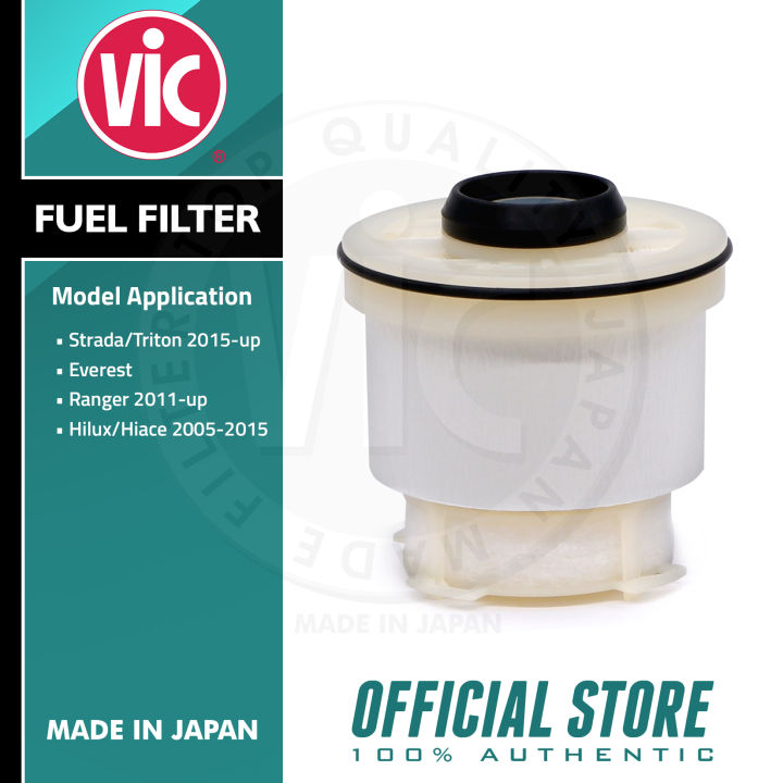 VIC Fuel Filter Element Type F-196A for Mitsubishi Strada, Montero, BT ...