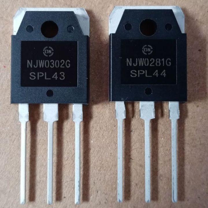 1PC/LOT NJW0281G (NPN) NJW0302G (PNP) Complementary NPN-PNP Power ...