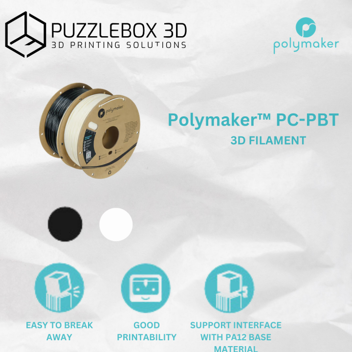 Polymaker PC-PBT polymer blend (1.75mm & 2.85mm) filament. Extreme temperature Resistance ...