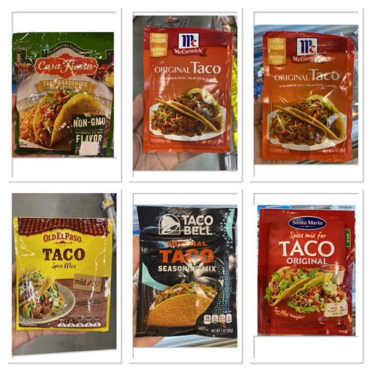ซอสผง สำหรับทำ ทาโก้ 28g. McCormick Original Taco แม็คคอร์มิค ออริจินอล ...