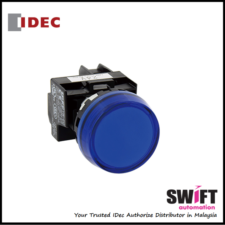 YW1P-1BEQH* IDEC 22MM YW Series Pilot Lights (With Removable Contact ...