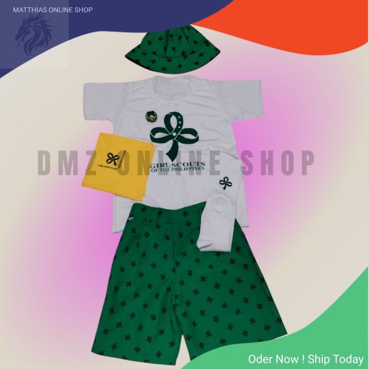 GSP 6 IN 1 JUNIOR SCOUT TYPE B UNIFORM COMPLETE SET | Lazada PH