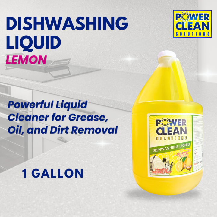 Powerclean Dishwashing Liquid Lemon - 1 Gallon | Lazada PH