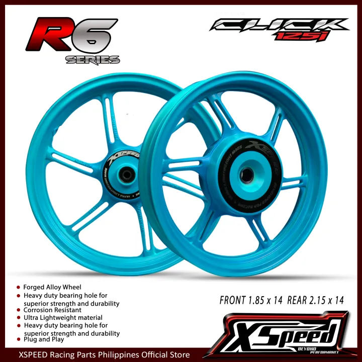 XSPEED Mags R6 for Honda Click 125/150 Ultra Lightweight Mags 6 Spokes ...