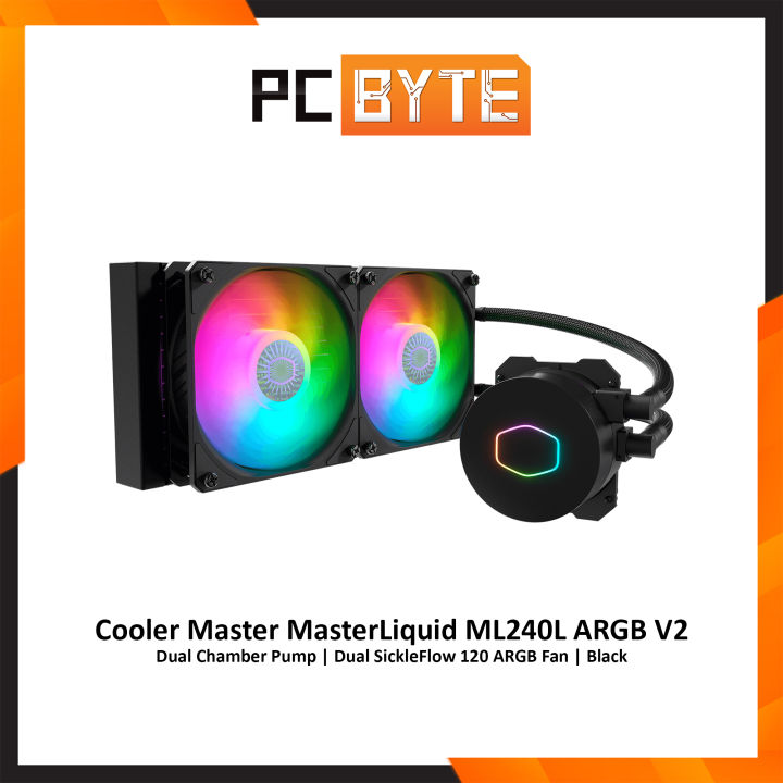 Cooler Master MasterLiquid ML240L ARGB V2 - CPU Liquid Cooler | Lazada ...