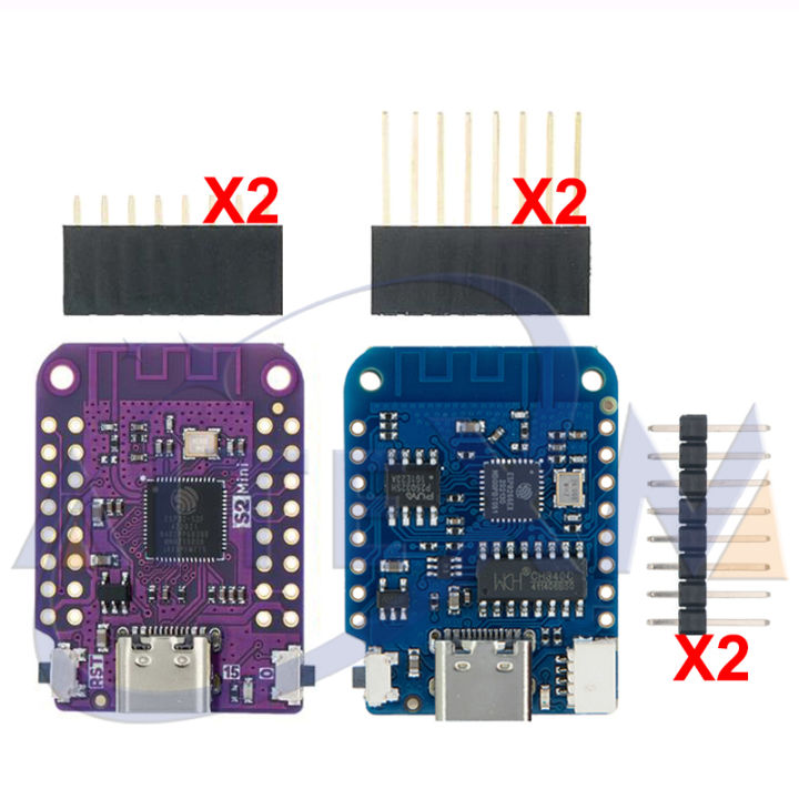D1 Mini V4.0.0 S2 MINI บอร์ดพัฒนา WIFI ESP8266 CH340G CH340 ESP-12F D1 ...