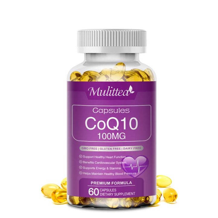 Coenzyme Q10(Ubiquinone) Supplement with PQQ and BioPerine & Omega-3 ...