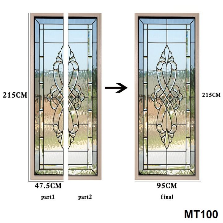 Pelekat Pintu Islamik Islamic Design PVC Door Sticker 伊斯兰风格门贴 | Lazada