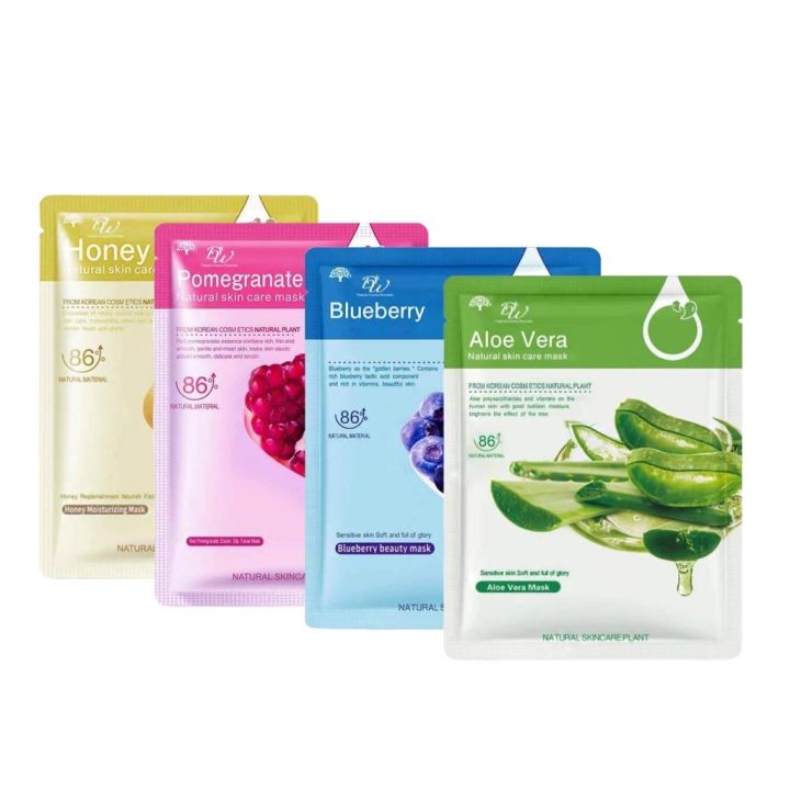 LUCAS Fruit Facial Mask Whitening Face Mask | Lazada PH