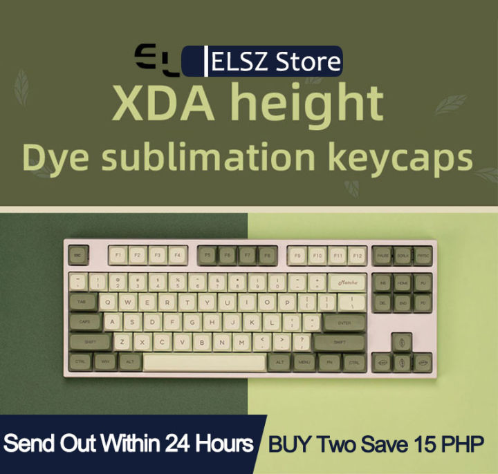 XDA Keycaps PBT Dye Sublimation 135 Keys 124 Keys Mechanical Gaming ...