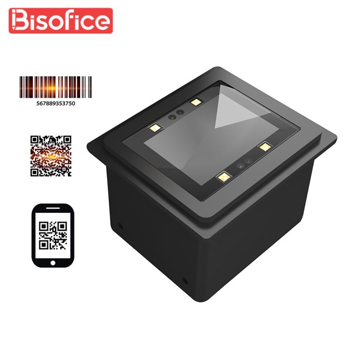 Aibecy Embedded Barcode Scanner Self-Induction 1D/2D/QR Bar Code Reader Module Scanner USB ...