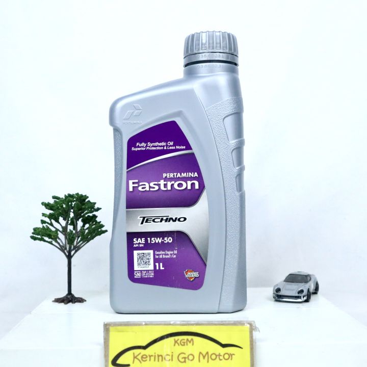 Pertamina Fastron Techno SAE 15W-50 1 Liter API SN Oli Mobil Mesin ...
