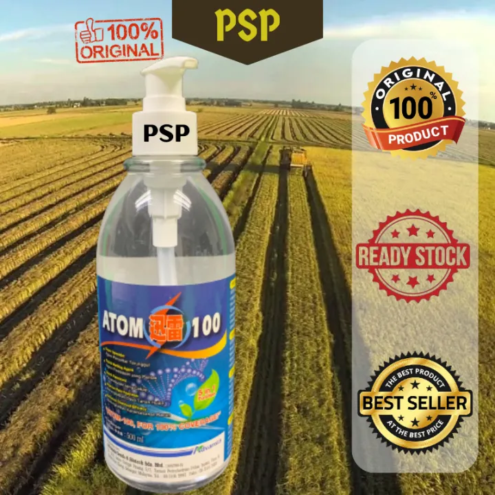 500ml ATOM 100 ADVANSIA Pelekat Racun / Adjuvant / Surfactant / Pembasah Racun / Silifact / Gam ...