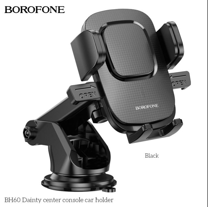 BOROFONE BH60 Car Mount Cellphone Holder 360°Rotation Long Neck One ...