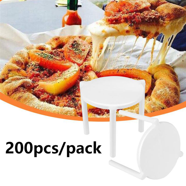 200 Pcs/Set Pizza Tripod Stand Saver | Lazada PH