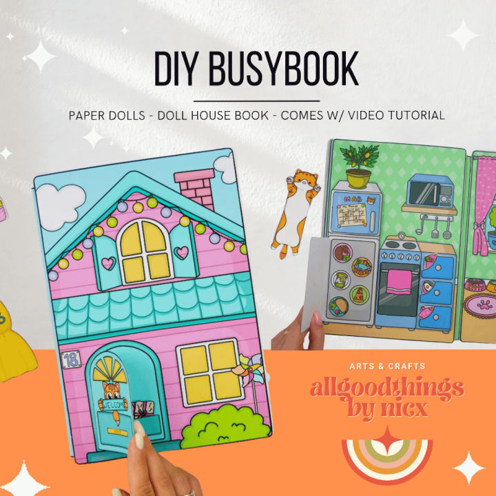 Happy Paper Doll House Busy Book & Activities for Kids | Lazada PH