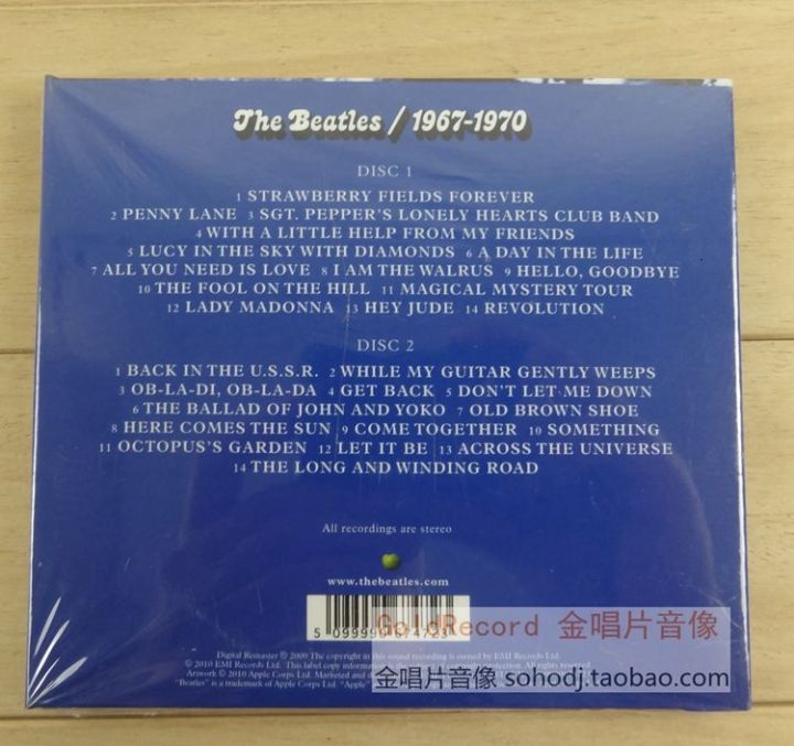 The Beatles 1967-1970 2CD Blue NEW CD | Lazada PH