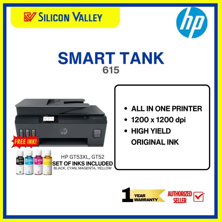 Hp AIO Printers Smart Tank 615 Adf With Fax | Lazada PH