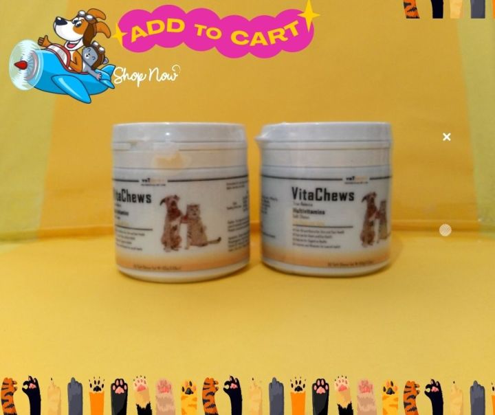 VetCore+ VitaChews 50 Soft Chew Multivitamins for Dogs and Cats | Lazada PH