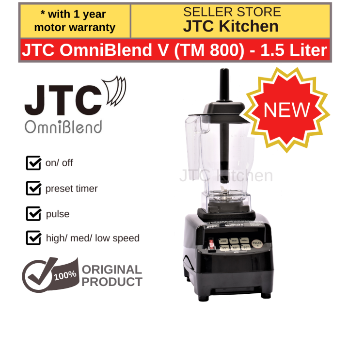 JTC OmniBlend V (TM 800) Heavy Duty Commercial Blender in 1.5 Liters | Lazada PH