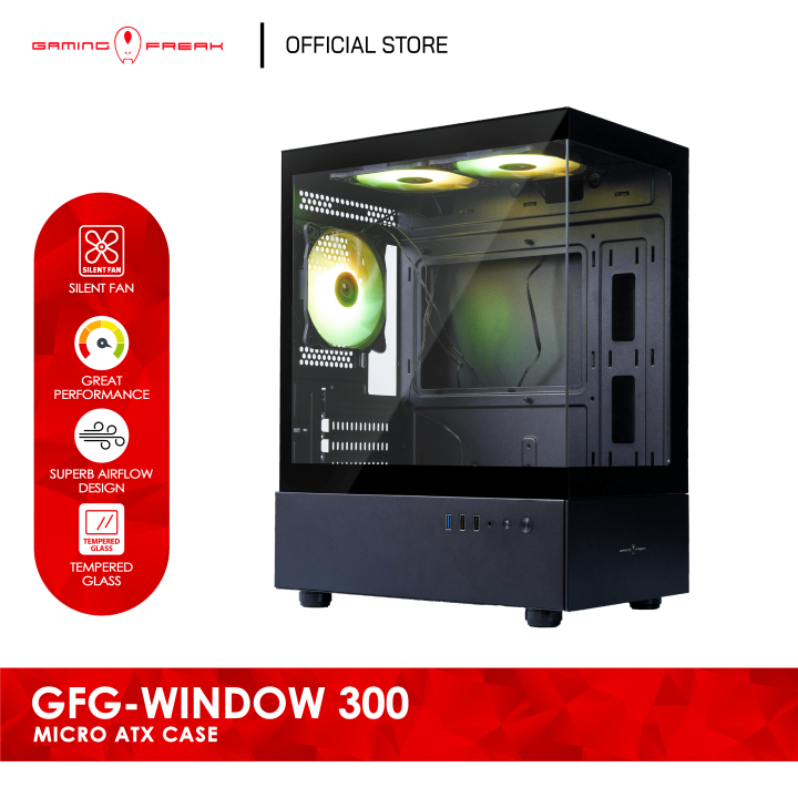 GAMING FREAK GFG-WINDOW 300 MICRO ATX CASE | Lazada