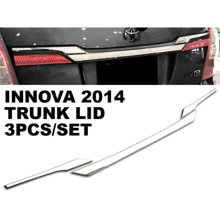 Toyota Innova 2014 - 2015 Trunk Lid Garnish Chrome | Lazada PH