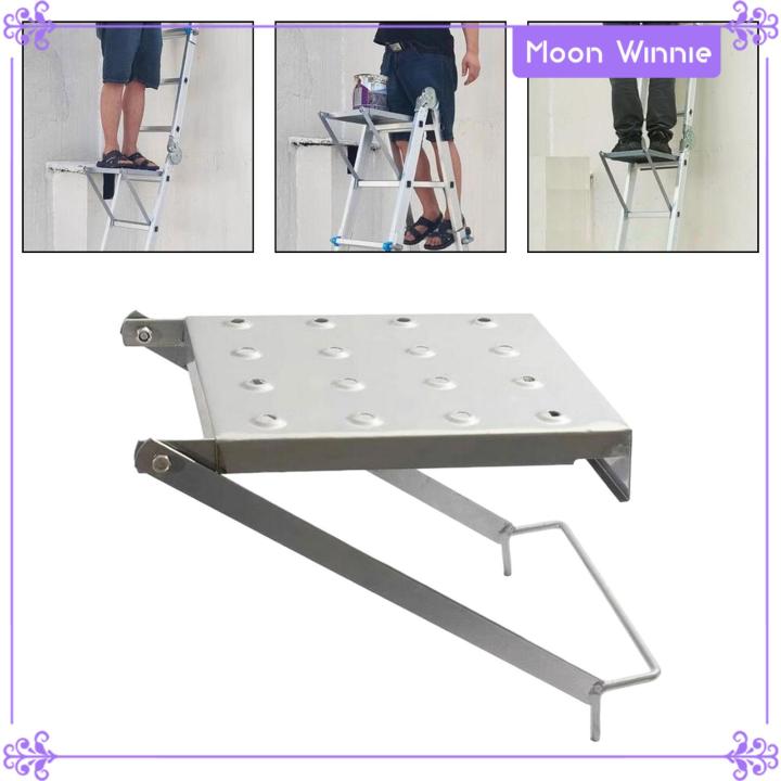 Moon Ladder Work Platform Storage Platform Extension Ladders Equipment ...