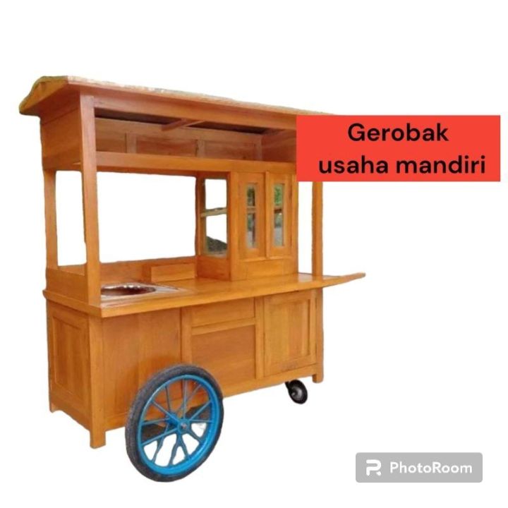 GEROBAK BAKSO RODA TIGA FREE ONGKIR | Lazada Indonesia