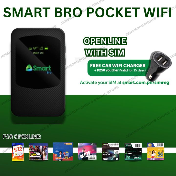 OPENLINE POCKET WIFI SMART BRO LTE ADVANCED M2A MODEL | Lazada PH