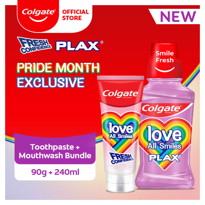 Colgate Love all Smiles Toothpaste 90g + Mouthwash 240g Bundle | Lazada PH