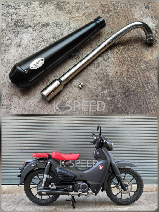 ท่อสูตร Full System Honda Super Cub C125 (ปี 2018-2024) แบรนด์ Diabolus [ส่งจาก K-SPEED] (CA01 ...
