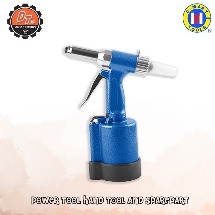 C-MART W0004 Pneumatic Riveting Gun - Air Riveter Tang Rivet Angin ...