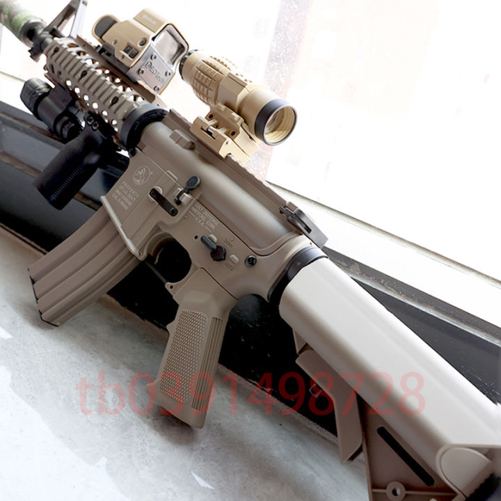 Sima M4CQB can launch electric repeating toy gun Jinming scar adult boy ...