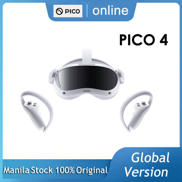 Pico 4 VR Headset 8+256GB All In One VR Gaming Headset 3D Virtual Reality Suit Device | Lazada PH