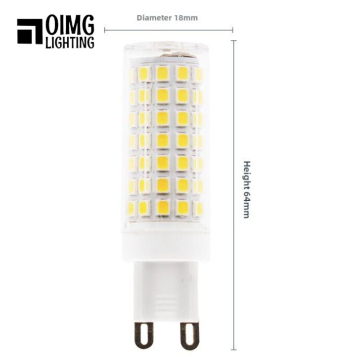LED Energy-saving Bead Bulb G9 Flicker Free 88 Bead Crystal Lamp ...
