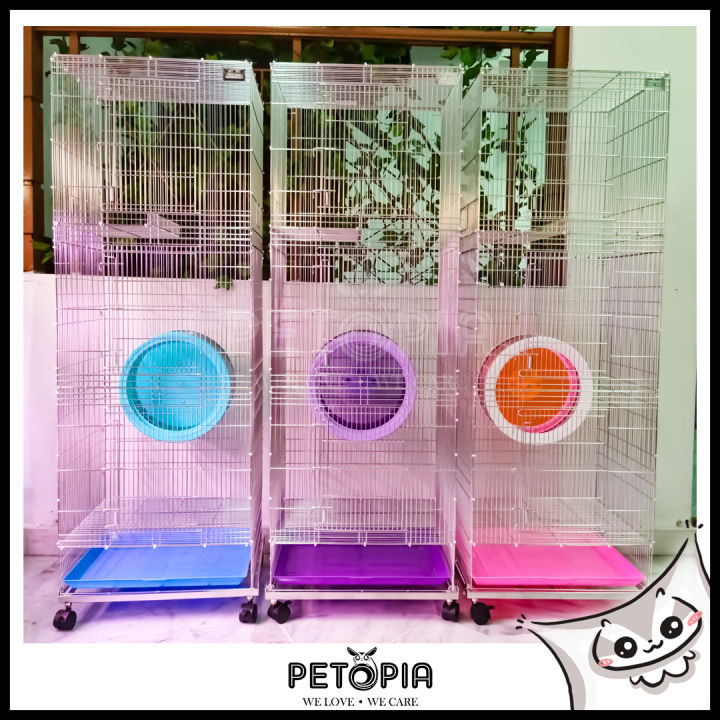 Taiwan MIMI SUS304 Cage [3.0ft / 4.2ft] | PETOPIA Sugar Glider Cage | Lazada