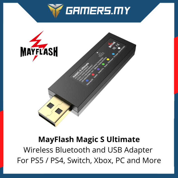 Magic-S Ultimate Wireless Bluetooth USB Adapter Controller Converter ...