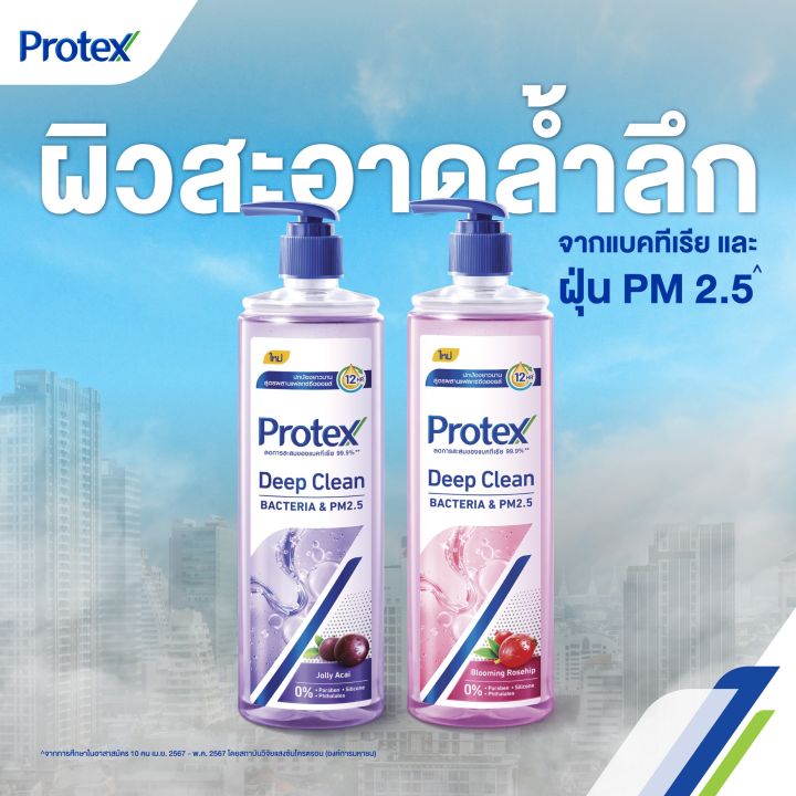 Protex Deep Clean 380ml - Anti-Bacterial & PM2.5 Body Wash with Rose ...