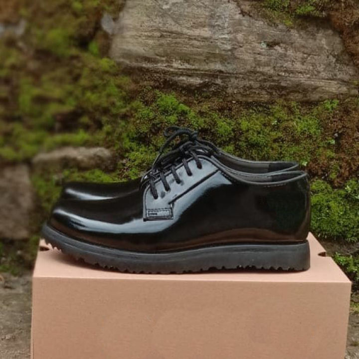 SEPATU PRIA PDH KULIT SAPI ASELI MODEL GIBSON SEPATU PDH DINAS KANTOR ...