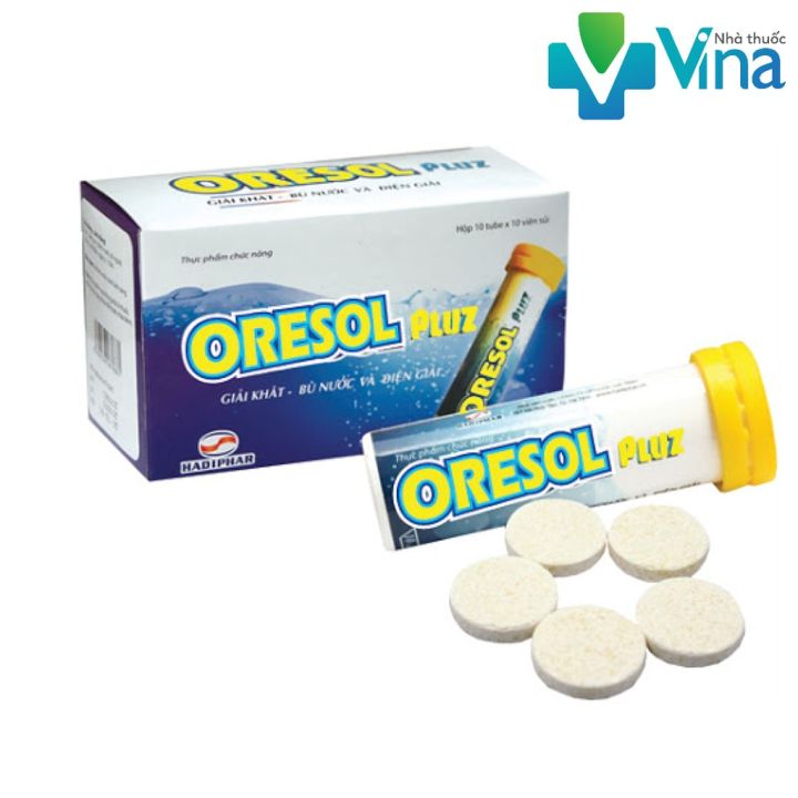 Viên sủi Oresol Pluz -Giải Khát, Bù nước và Điện giải | Lazada.vn